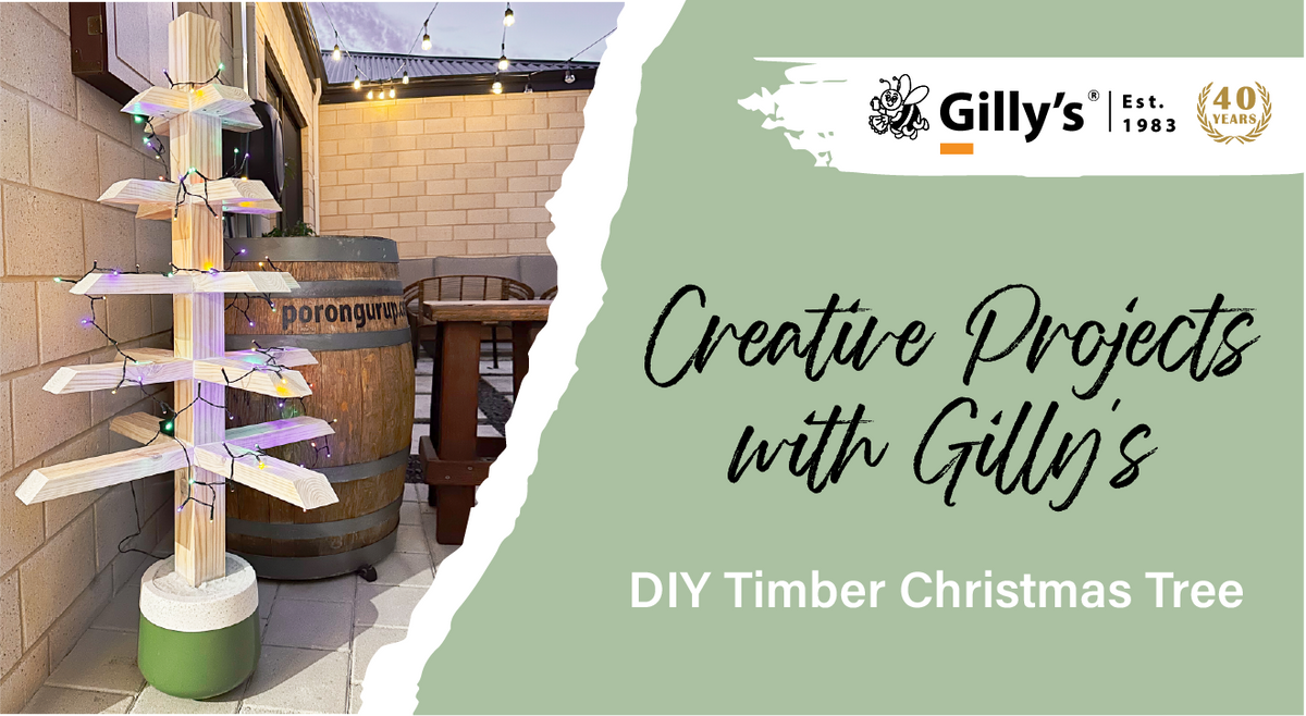Creative Projects with Gilly's - DIY Outdoor Timber Christmas Tree ...