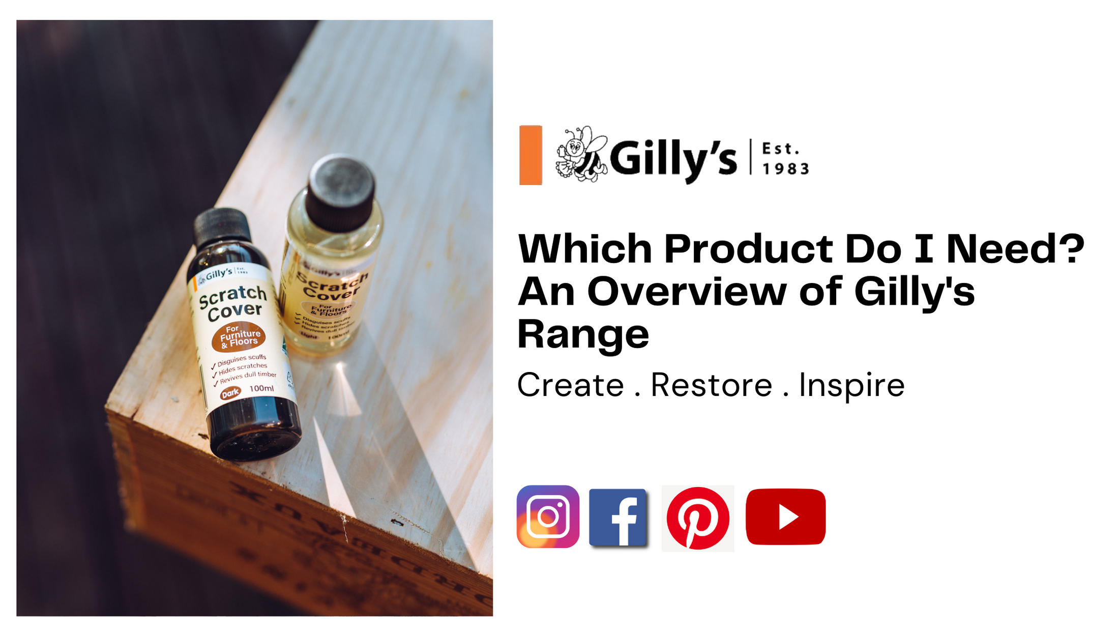 Which Product Do I Need? An Overview of Gilly's Range – Gilly's Australia